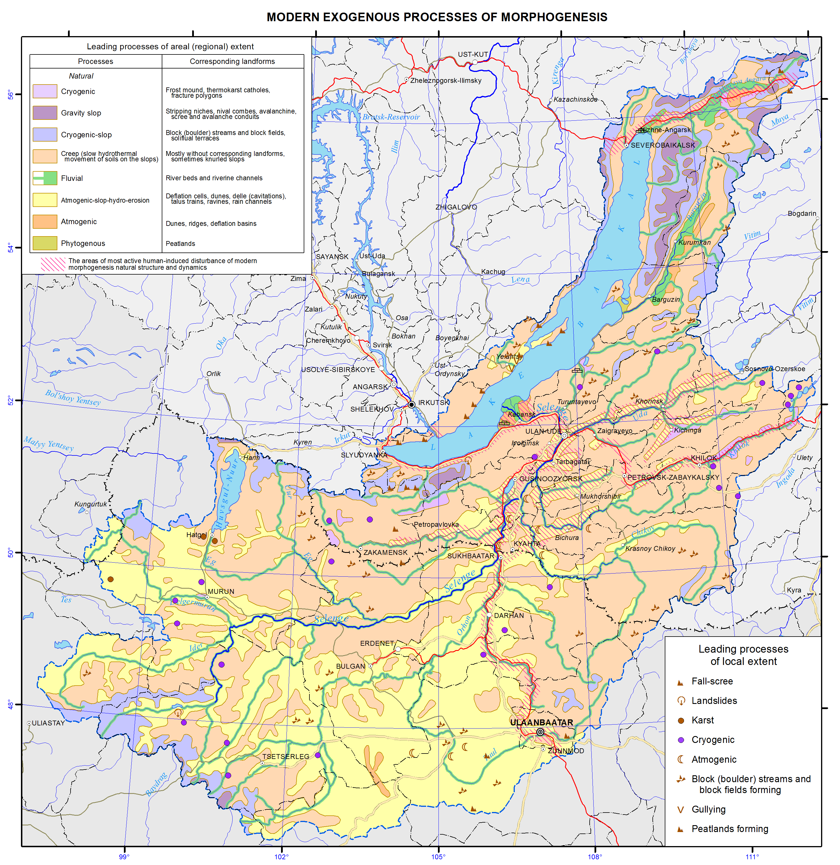 012. Modern exogenous processes of morphogenesis map — English