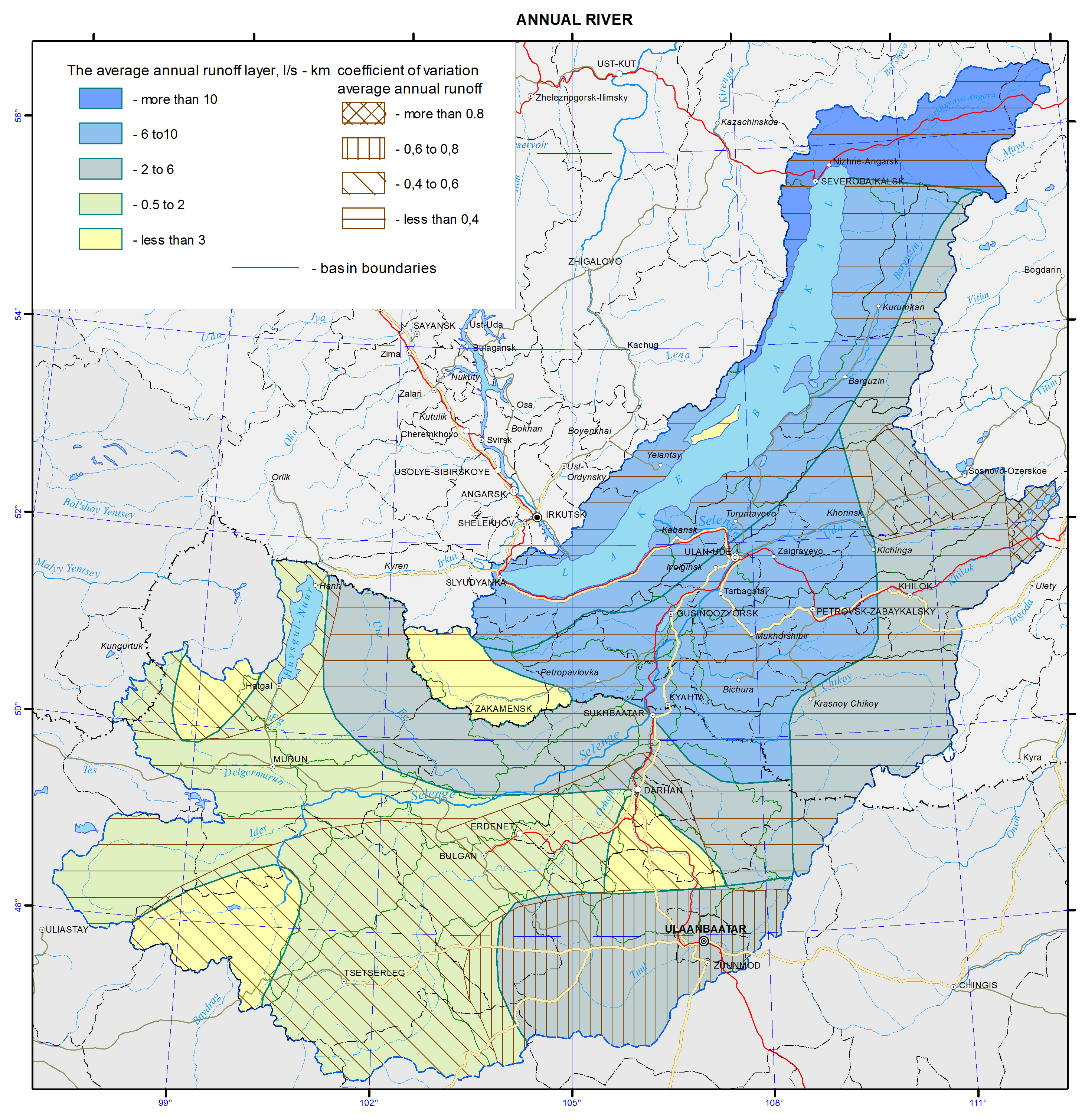 Annual river map — English